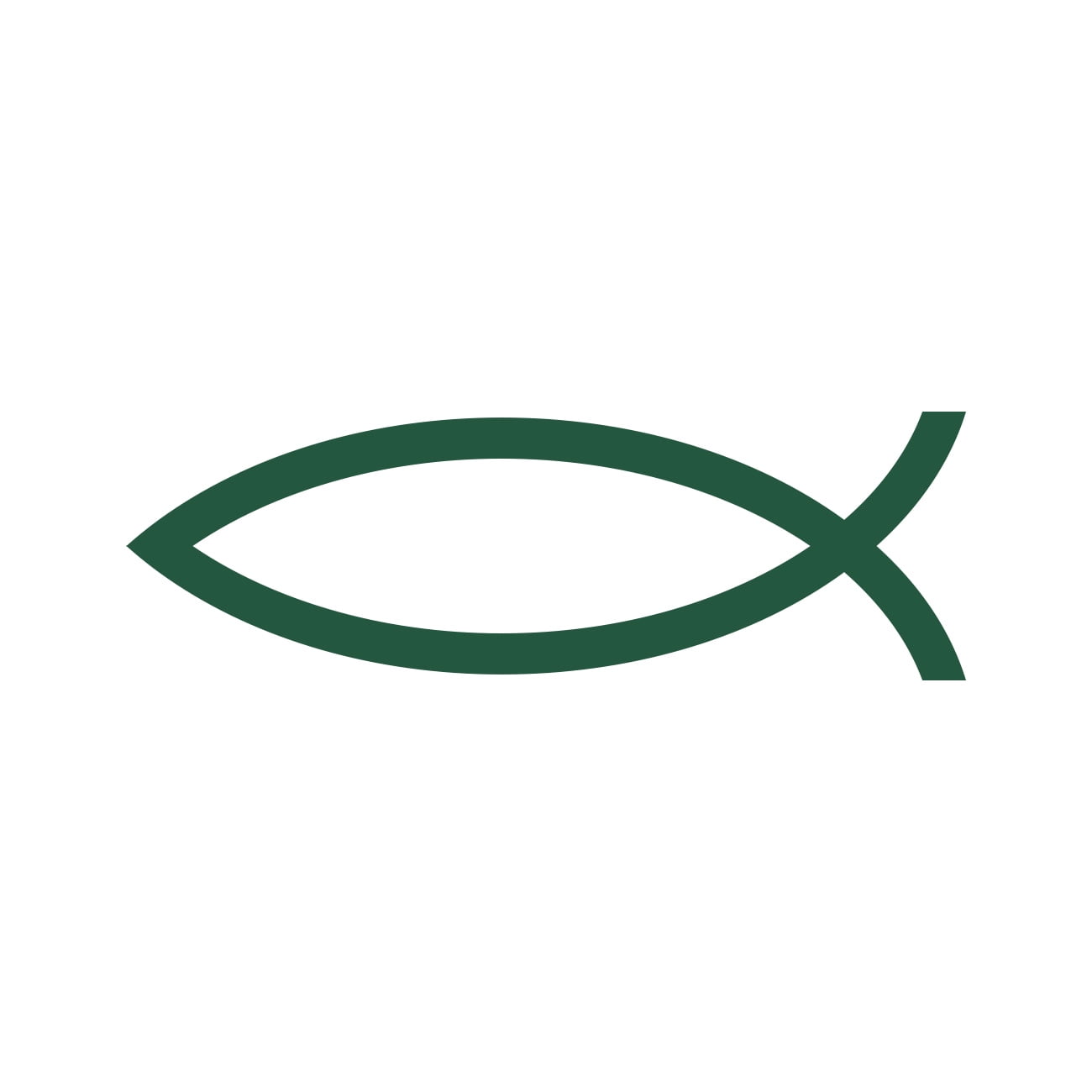 Christian Jesus Fish Ichthys Sticker Decal Die Cut - Self Adhesive ...