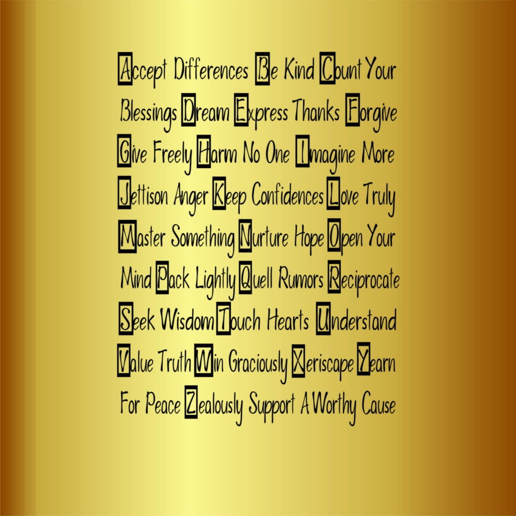 Wall Decal Alphabet Life Motivation Inspiration Stimulus Motive Impulse ...