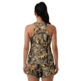 Binienty Autumn Tree & Oak Leaf Camouflage Pattern Two Piece Tank Top ...