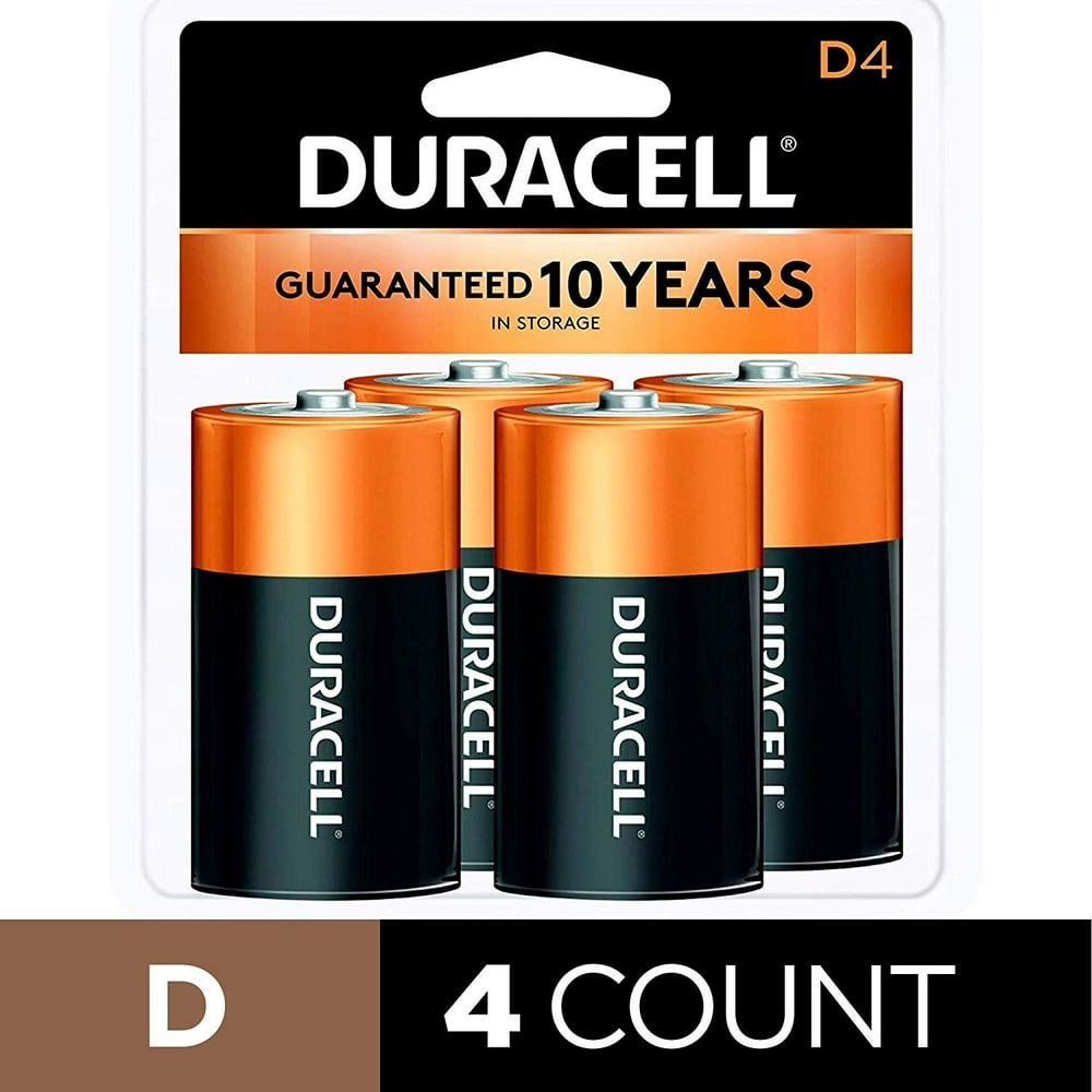 Duracell - CopperTop D Alkaline Batteries - long lasting, all-purpose D ...