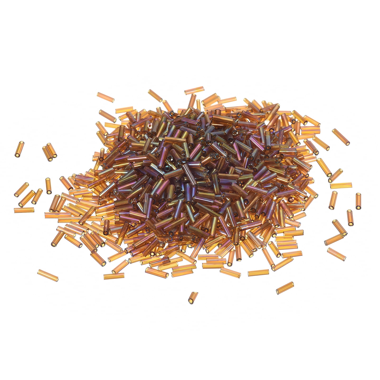 Click here for Unique Bargains 1200pack Bugle Beads  6.8x1.8mm Ra... prices