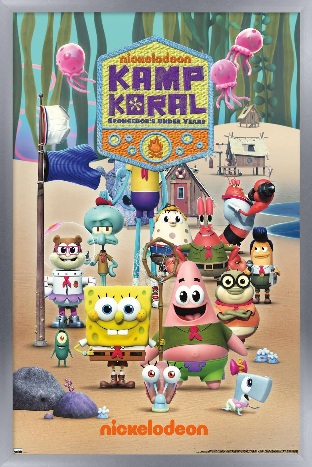 SpongeBob Squarepants : Kamp Koral - Key Art Wall Poster, 22.375" x 34 ...