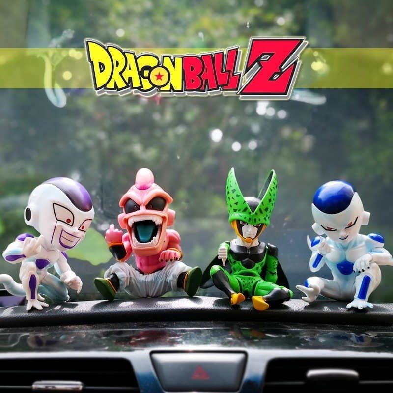 Dragon Ball Z Figure Buu Majin Frieza Cell Middle Finger Q Sit PVC ...