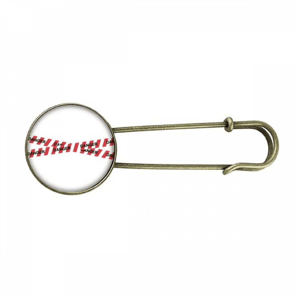 Logo Danger Line No Entry Retro Metal Brooch Pin Clip Jewelry - Walmart.com
