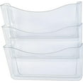 Rubbermaid Durable & Efficient Three Pocket Wall File Set, Unbreakable ...