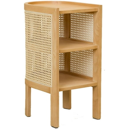 Bedside Table Bedside Table with 2 Drawers Wood Nightstand Mid Century ...