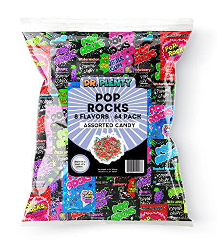 Pop Rocks Bulk Variety Mix - 64 Pack of 8 Flavors - By Dr. Plenty ...