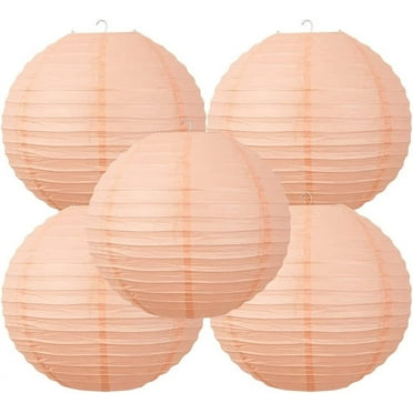 Chinese Japanese Paper Lantern 13.8" Pink Cherry Blossom for Decoration ...