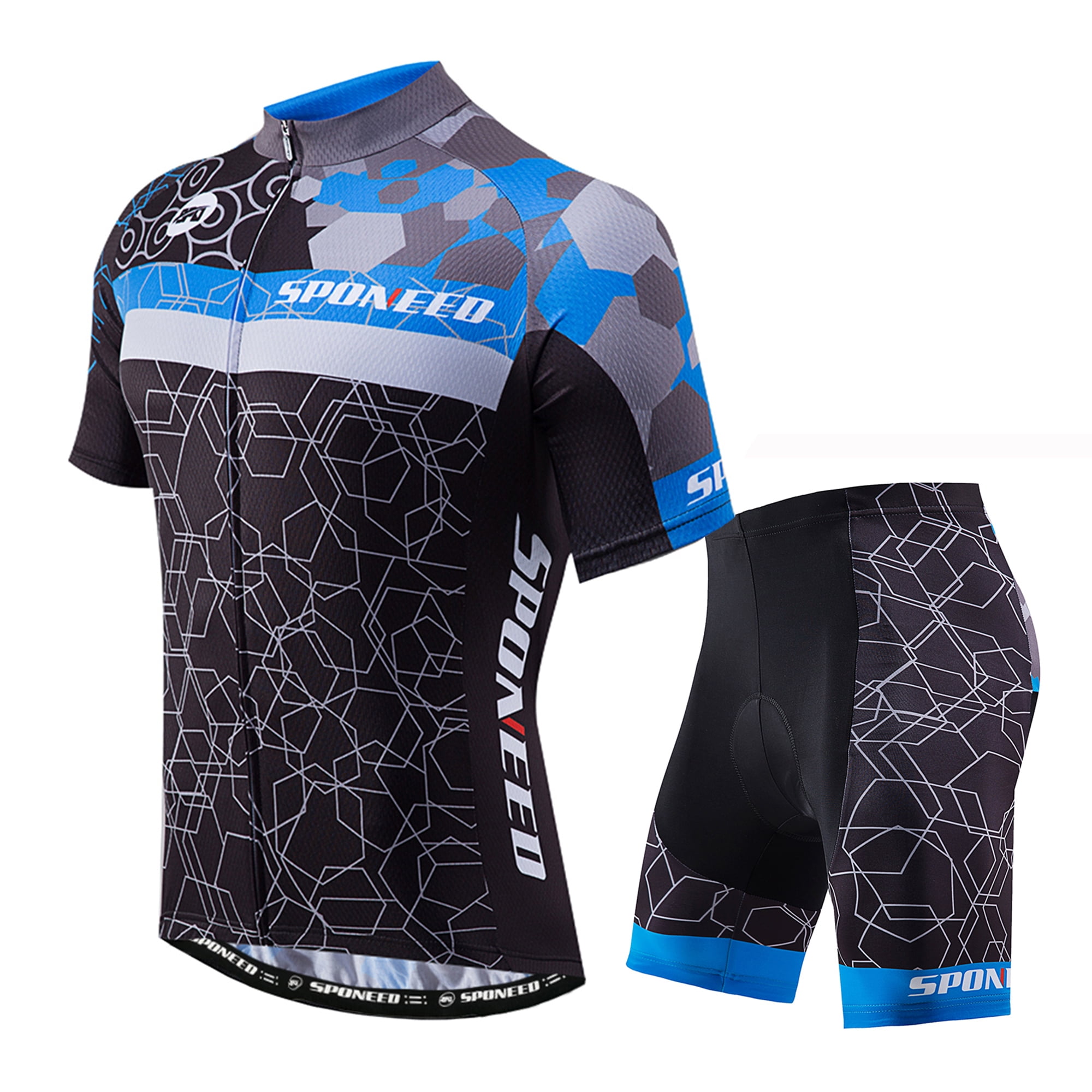 Cycling Jersey Set for Men Short Sleeve Breathable Lightweight ...