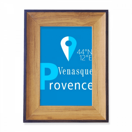 Provence Geography Coordinates Trave Photo Frame Exhibition Display Art ...