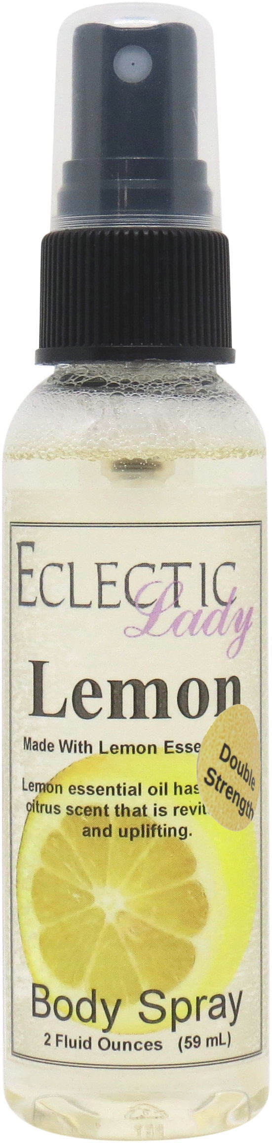 Lemon Body Spray, Eclectic Lady, Hydrating Mist, Unisex (Double ...