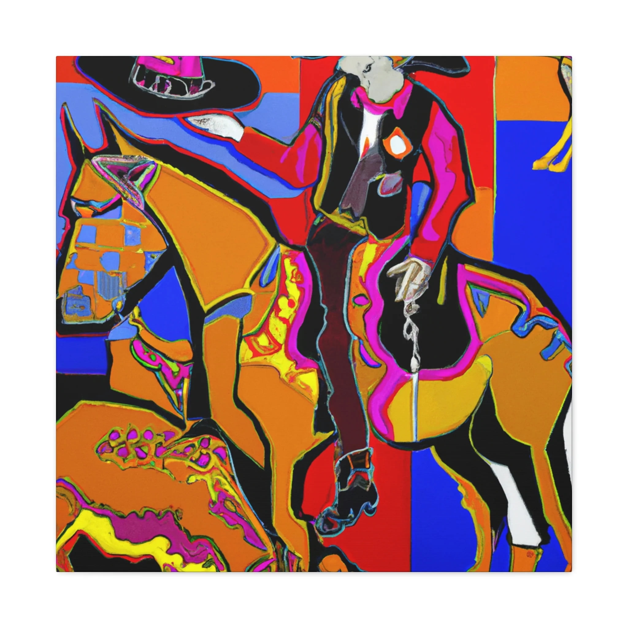 Hitching Post Pop Art - Canvas - Walmart.com