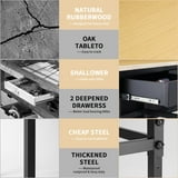 Dextra 48’’ Work Benches for Garage Work Table with Power Outlets ...