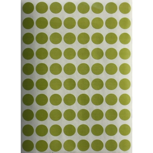 Royal Green Olive Stickers 1/2" inch Round Sticker Labels - 400 Pack ...