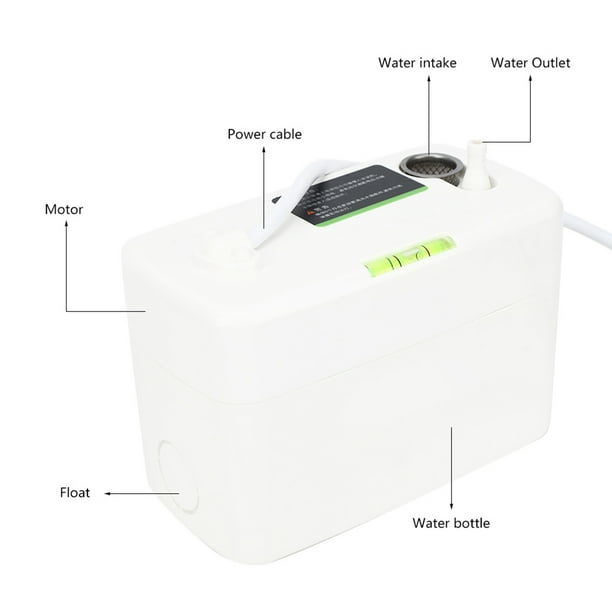 Air Conditioning Drain Pump, Ultra-Quiet Built-in Float Automatic ...