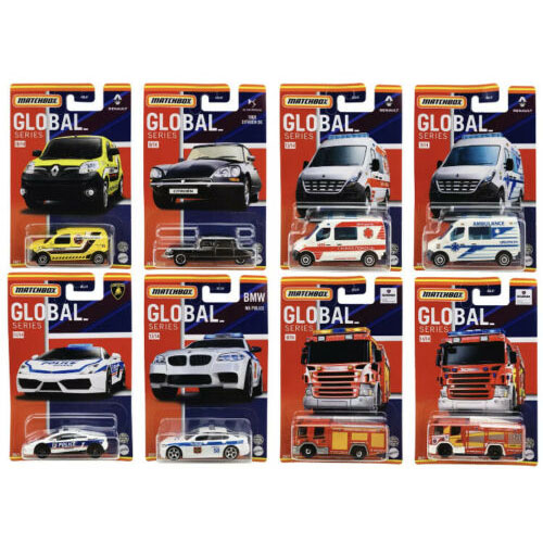 Mattel - Matchbox 2021 Global Series Vehicles - SET OF 8 (Fire Trucks ...
