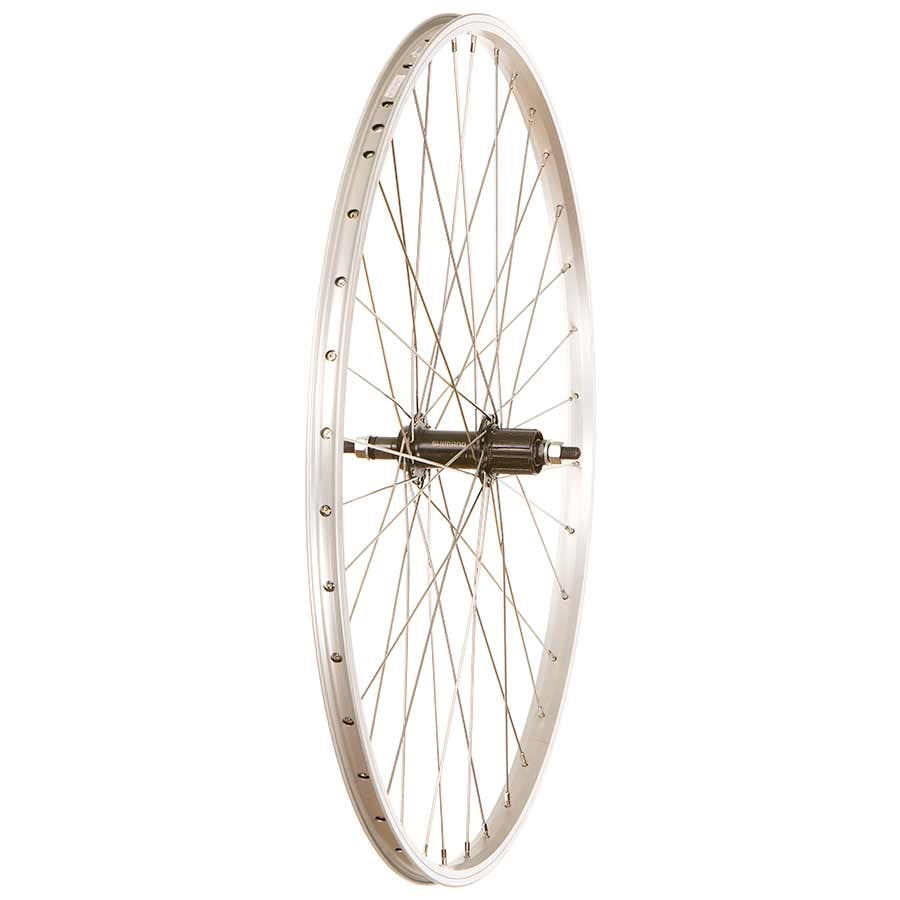 Wheel Shop, Alex DM18 700c Silver/ Shimano FH-TY500, Wheel, Rear, 700C ...