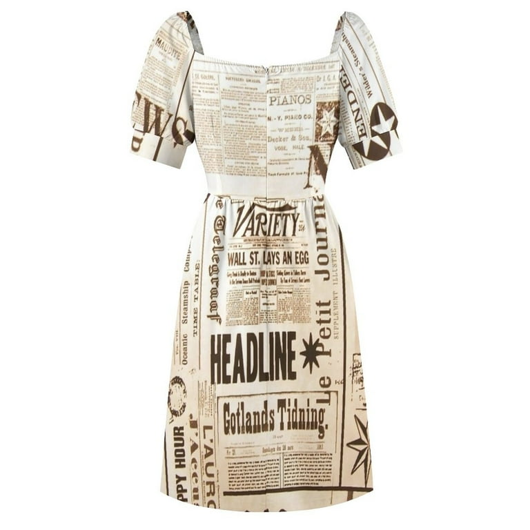 Newspaper Wedding Dress
