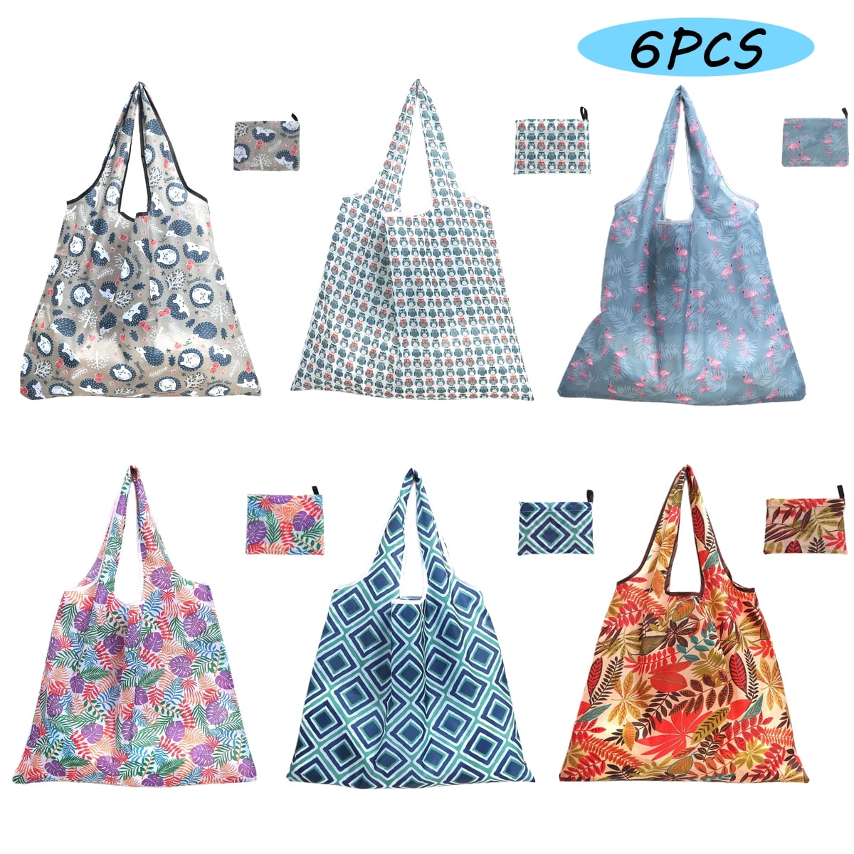 Reusable Shopping Bag Foldable Grocery Bags Shopping Tote Bag with ...