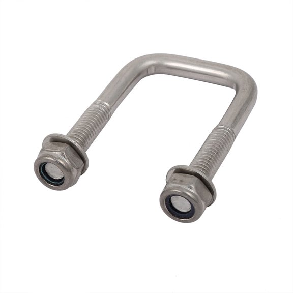 Square U-Bolts 5 Sets 42mm Inner Width 80mm Length M6 304 Stainless ...