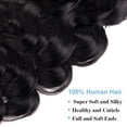 Body Wave Clip In Human Hair Extensions Full Head Brazilian Virgin Hair ...