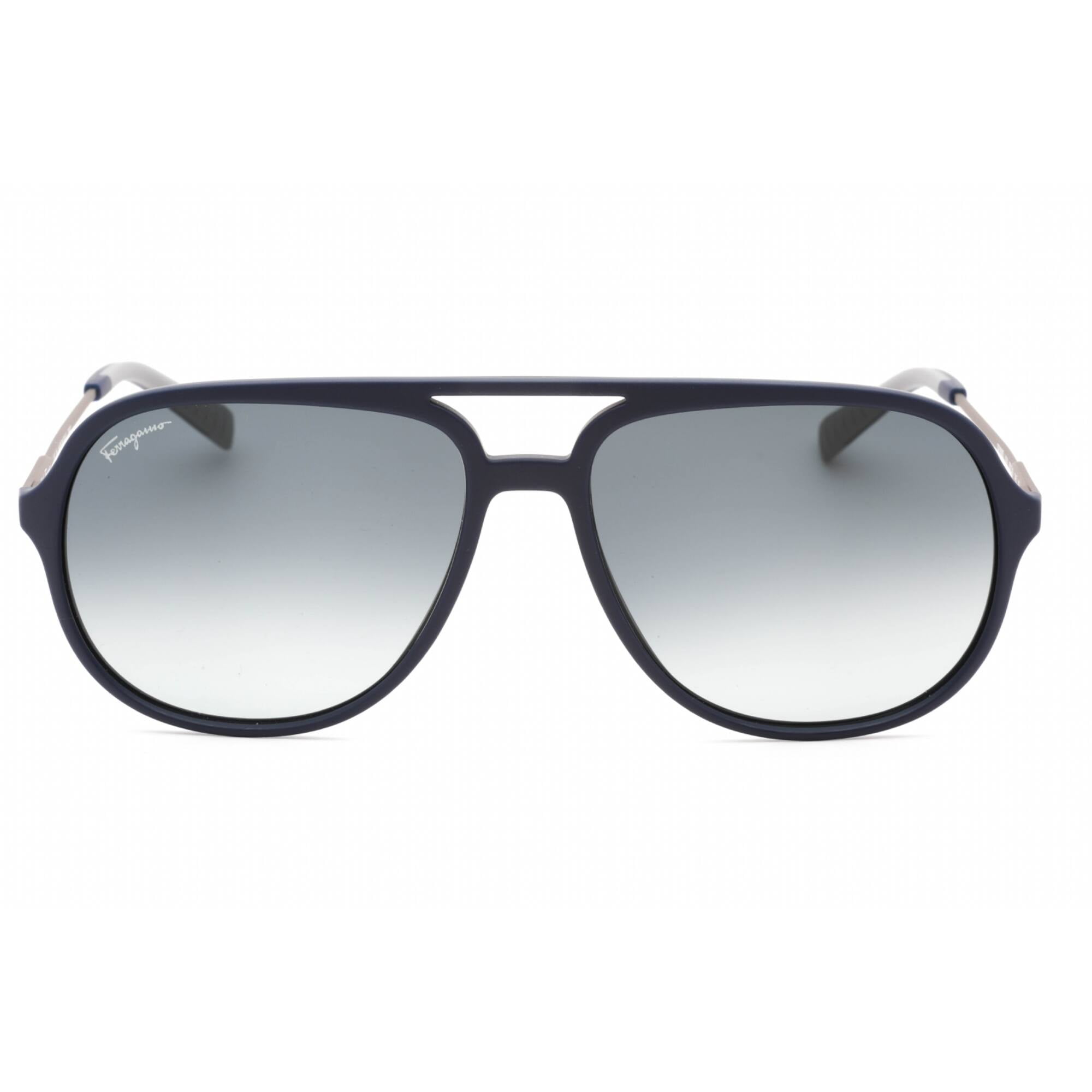 Salvatore Ferragamo Blue Gradient Navigator Men's Sunglasses Salvatore Ferragamo Blue Gradient Navigator Men's Sunglasses