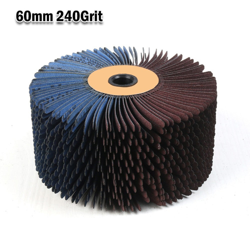 QXKE 118×30 60mm 120-600Grit Abrasives Wire Drum Polishing Wheel Brush ...