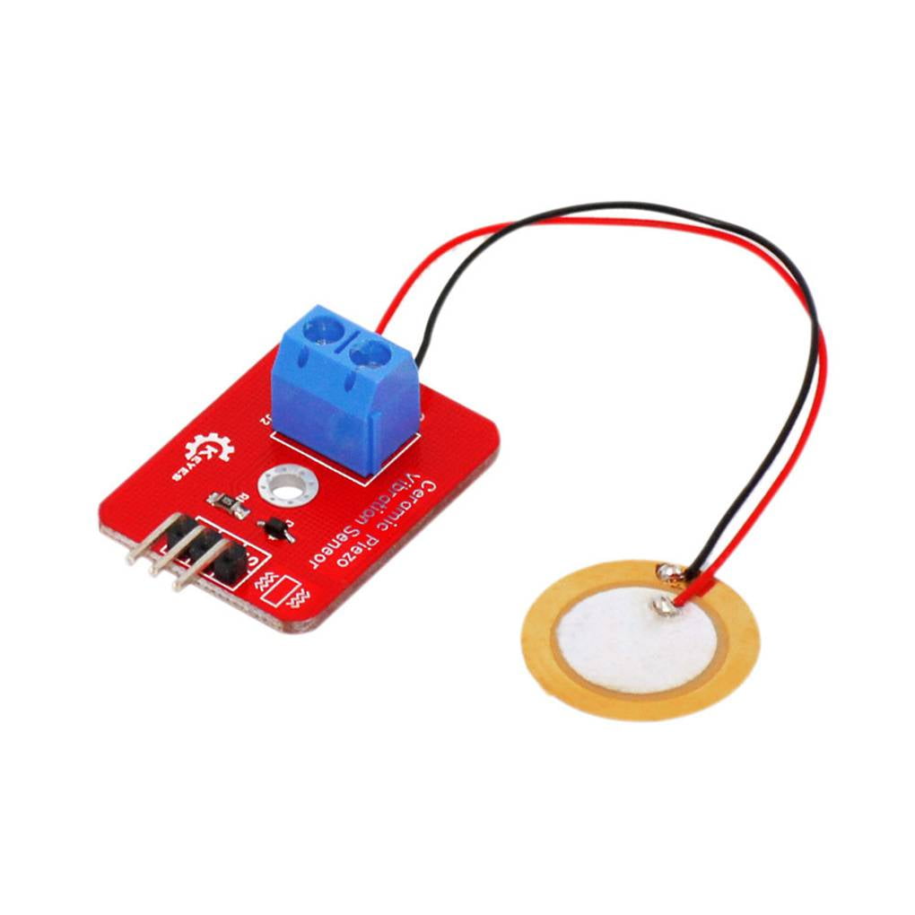 Homeholiday Analog Piezoelectricity Ceramic Vibration Sensor Piezo Vibration Sensor For Arduino