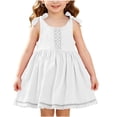 Antinious Girls Solid Sleeveless Round Neck Versatile Comfortable ...
