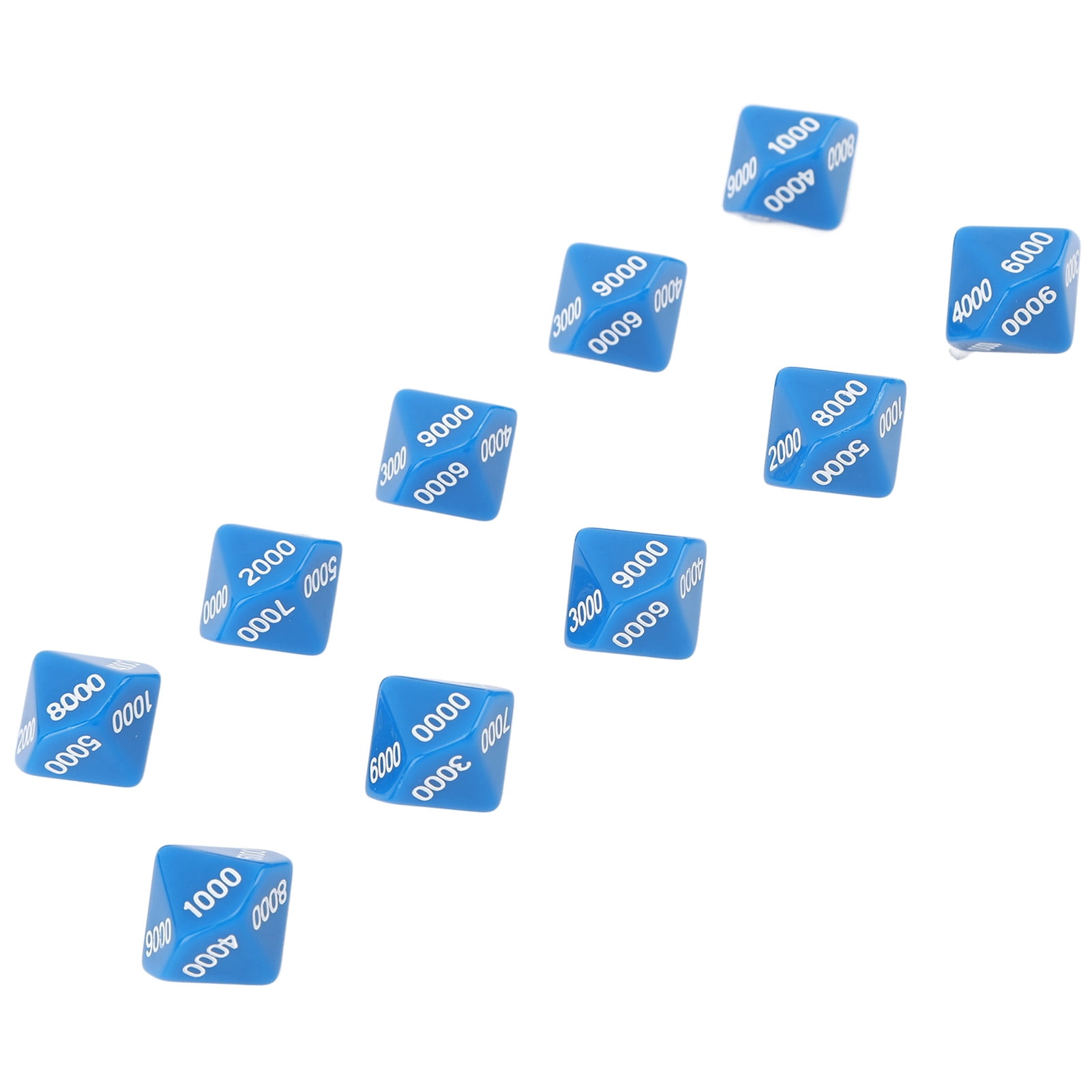 Dados de juguete, 10 piezas Dados de 10 caras Dados de 10 caras Dados ...