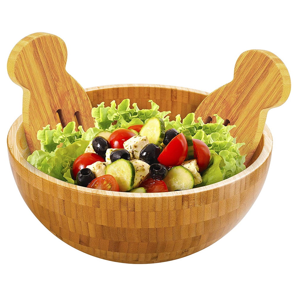 Click here for Estink Bamboo Salad Bowl Bamboo Salad Bowl Round S... prices