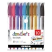 Metallic & Glitter Gel Pen Set - 12pc - Walmart.com