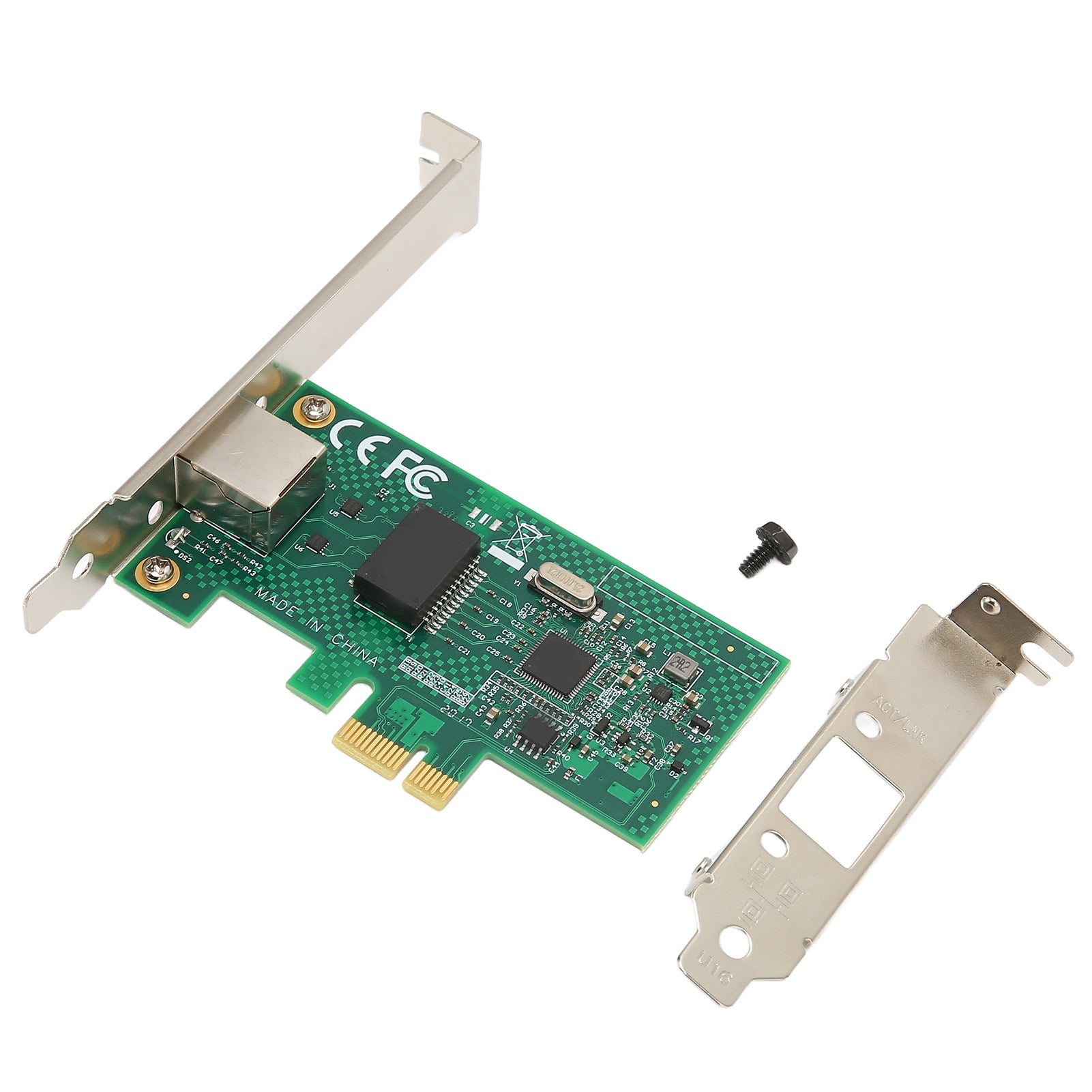 Tarjeta De Red PCIE NIC, Controlador NIC PCB 1000Mbps Puerto RJ45 Adaptador De Servidor PCIE ...