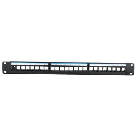 24 Port International Standards Data Patch Panel, Cable Rack, CAT6 Six ...