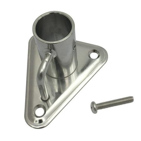 Boat Cleat Stanchion Socket with Triangular Base and Buttress 90 degree ...