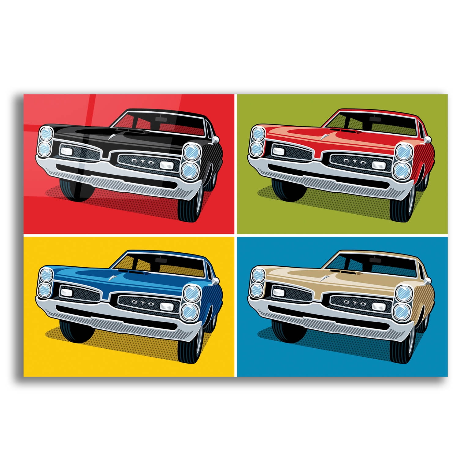 Epic Art '1967 GTO Classic Car' by Ron Magnes, Acrylic Glass Wall Art ...