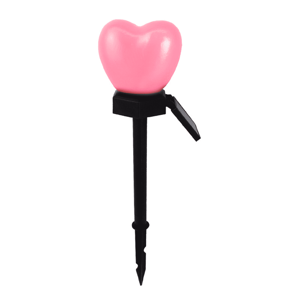 Garden Decoration Solar Pile Light Outdoor Love Light Garden Lawn ...