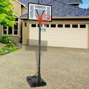 ZENY Portable Indoor Height Adjustable 4-7 FT Basketball Hoop with Rim ...