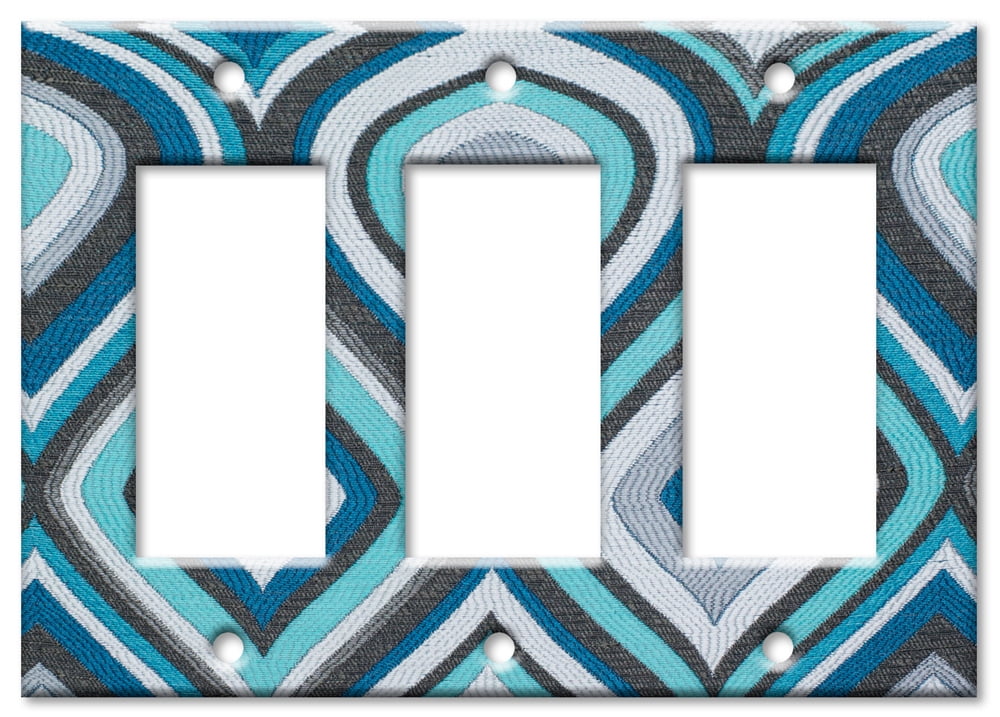 Triple Gang Rocker OVERSIZE Wall Plate - Aces - Walmart.com