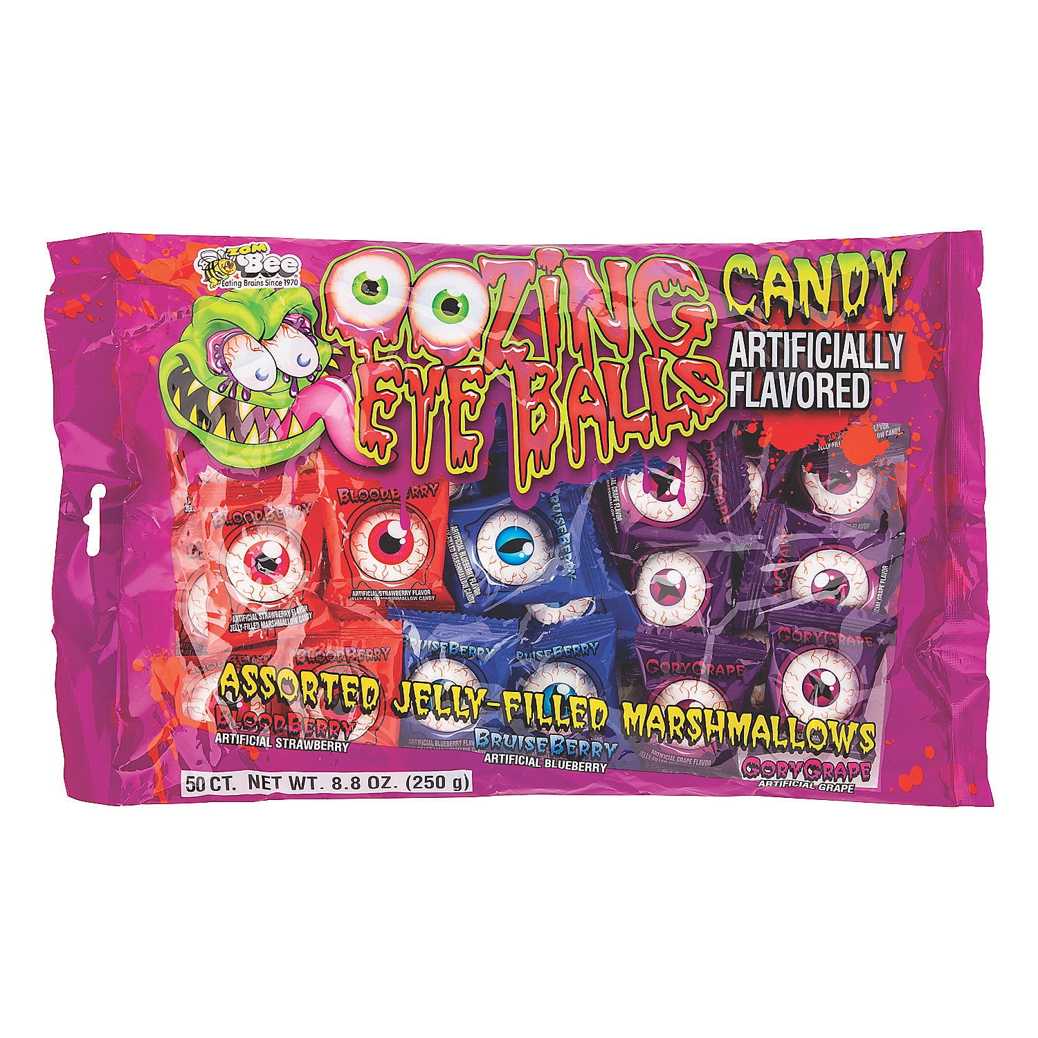 Oozing Eyeballs Candy - Halloween Novelty Candy - 36 Pieces - Walmart.com