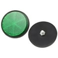 BAGUER 2xCircular Reflector Car Trucks Motorcycle Night Reflector ...