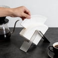 Rust-Resistant Stainless Steel V-Shaped Coffee Filter Holder - Filter ...