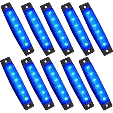 EK ENNOKING Blue LED Rock Lights, 4 Pods IP68 Waterproof Underbody Glow ...