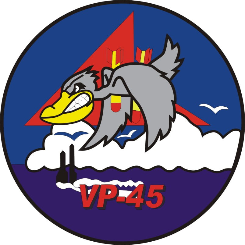 3.8 Inch VP-45 Squadron Sticker Decal - Walmart.com