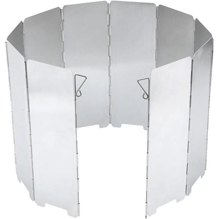 Folding Windshield Plates Outdoor Bivouac Kitchen BBQ Stoves Wind ...