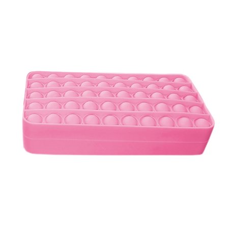 Mymisisa Pencil Case Silicone Push Bubble Fingertip Toys Anti-Stress ...