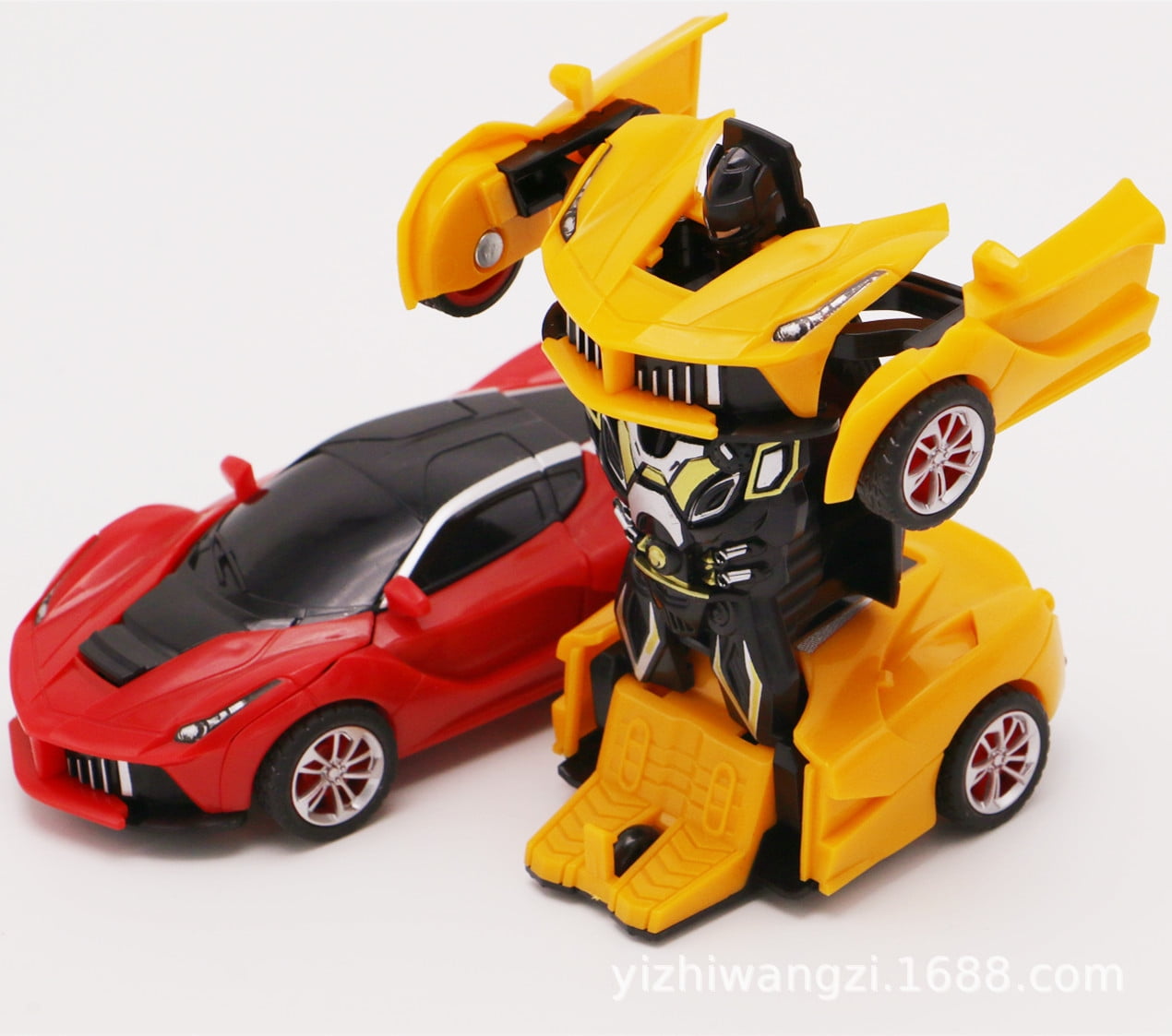 Colisión inercia deformación de un solo botón Bujiadi King Kong coche ...