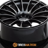 XXR 550 18 Hyperblack Wheel / Rim 5x100 & 5x4.5 with a 36mm Offset and ...