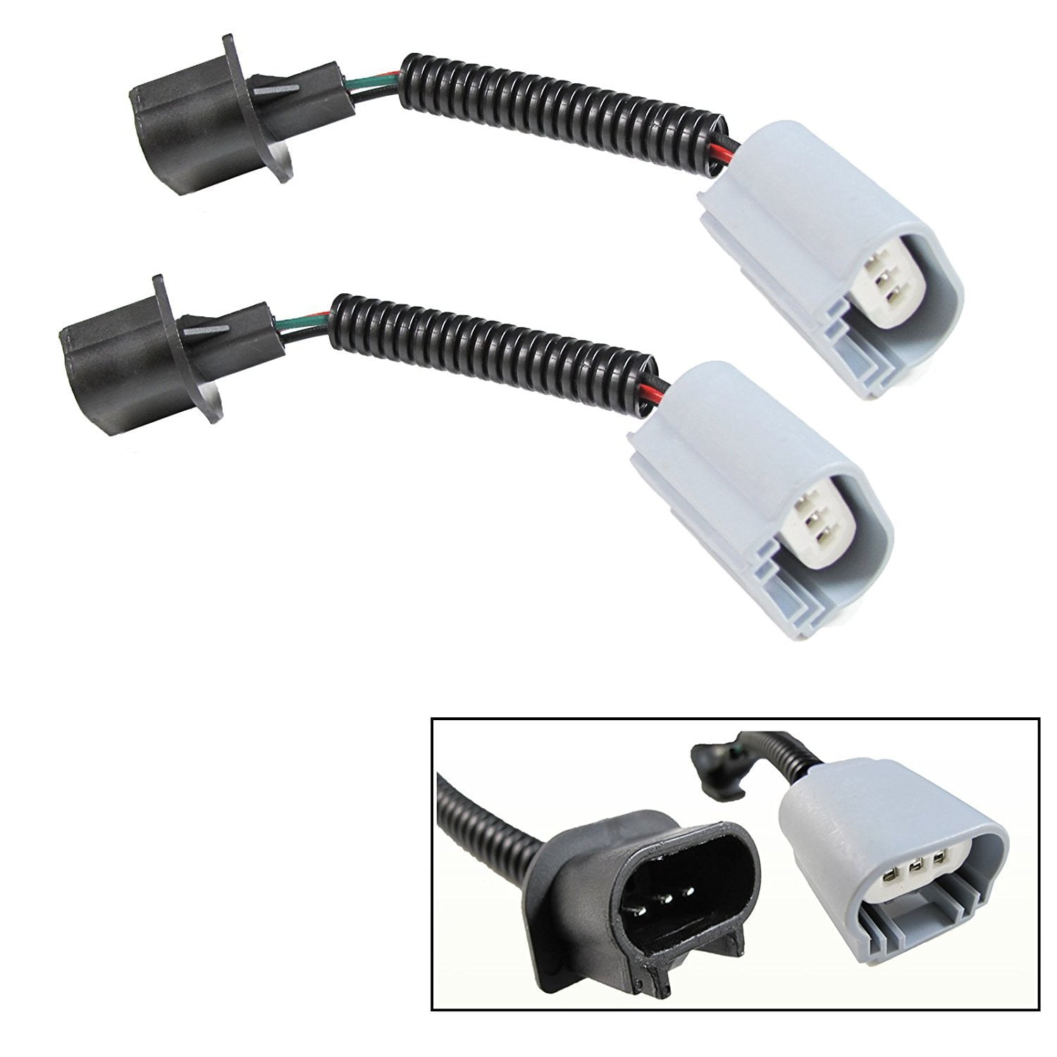 Xotic Tech H13 9008 Ceramic Wire Wiring Harness Sockets Headlights Fog ...