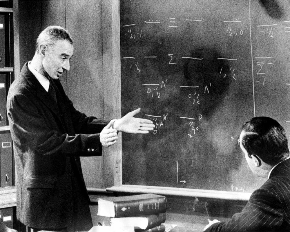 Dr. J. Robert Oppenheimer History (36 x 24) - Walmart.com